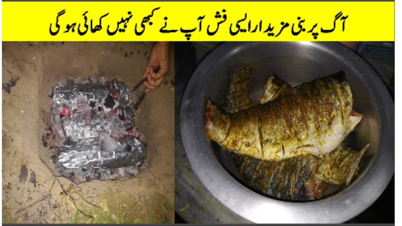 Aluminum Foil Roasted Fish on coal|Fish recipe| foil wrap fish recipes ...