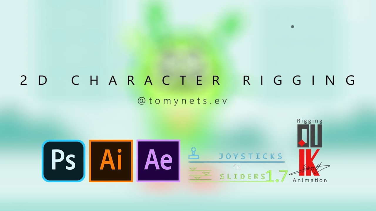 2D character rigging showreel - YouTube