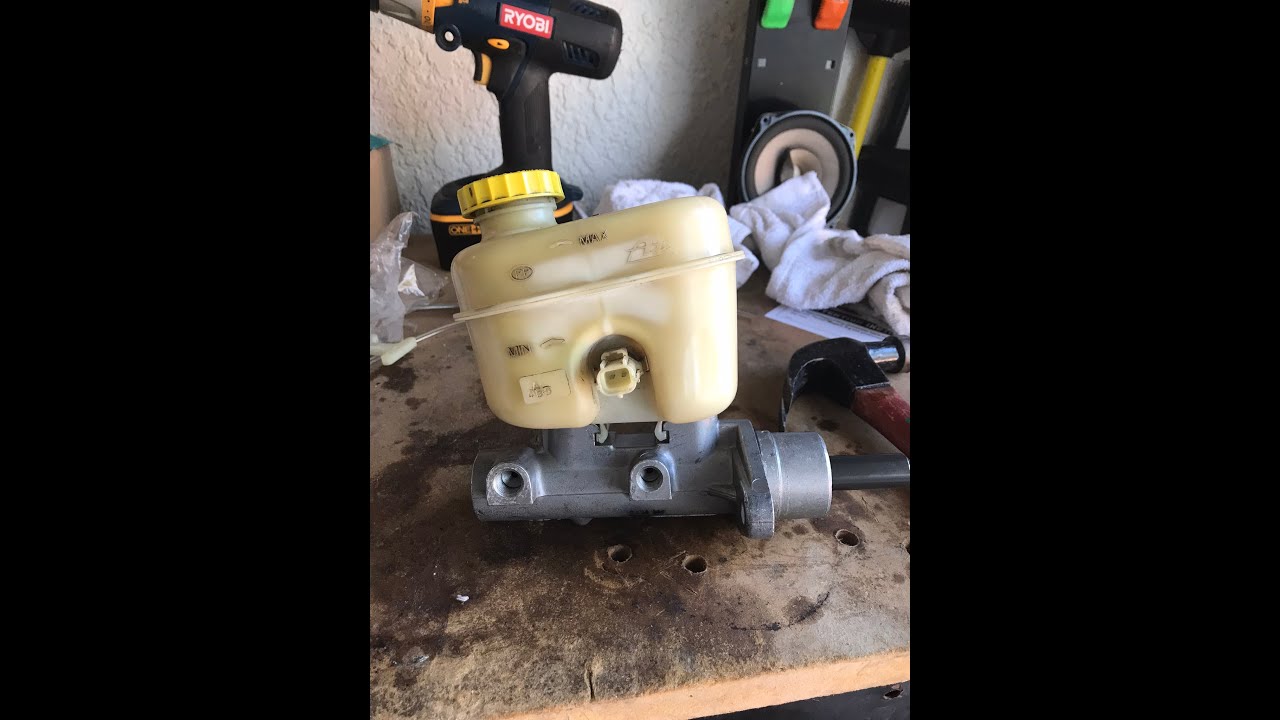 Brake Master Cylinder Replacement - YouTube