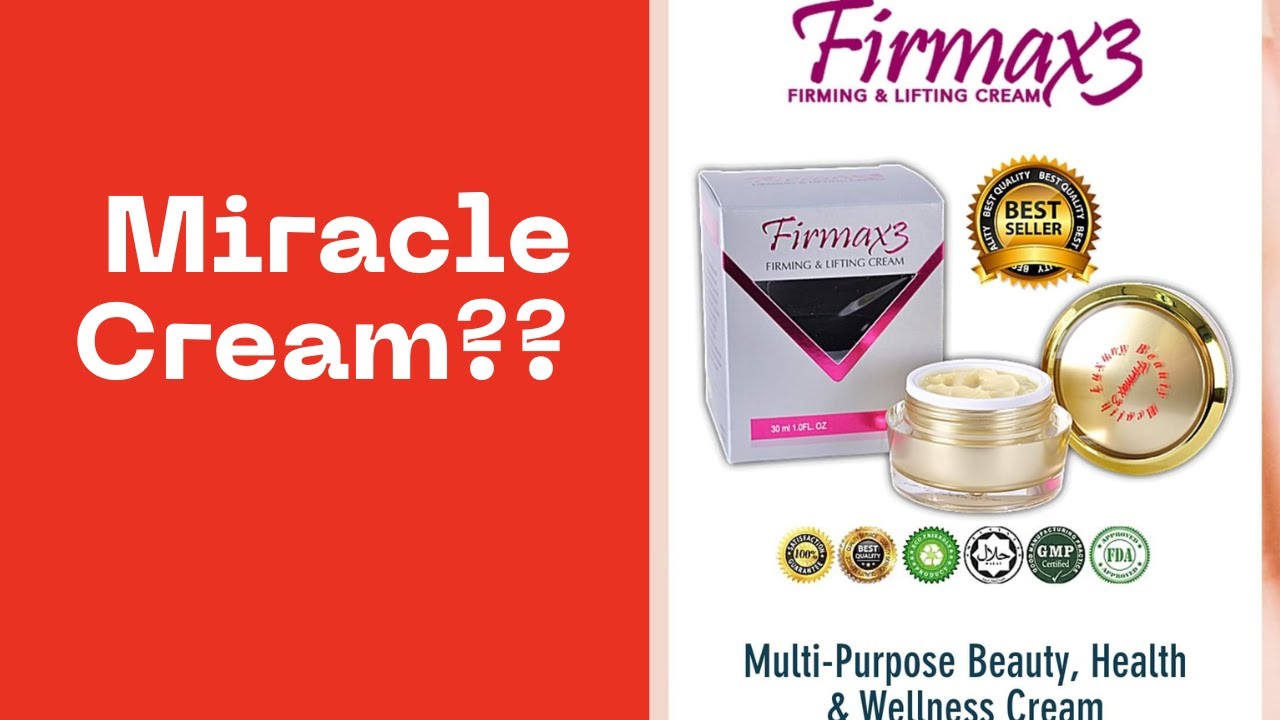 Firmax3 Miracle Cream The First Hormonal Balancing Cream In The World