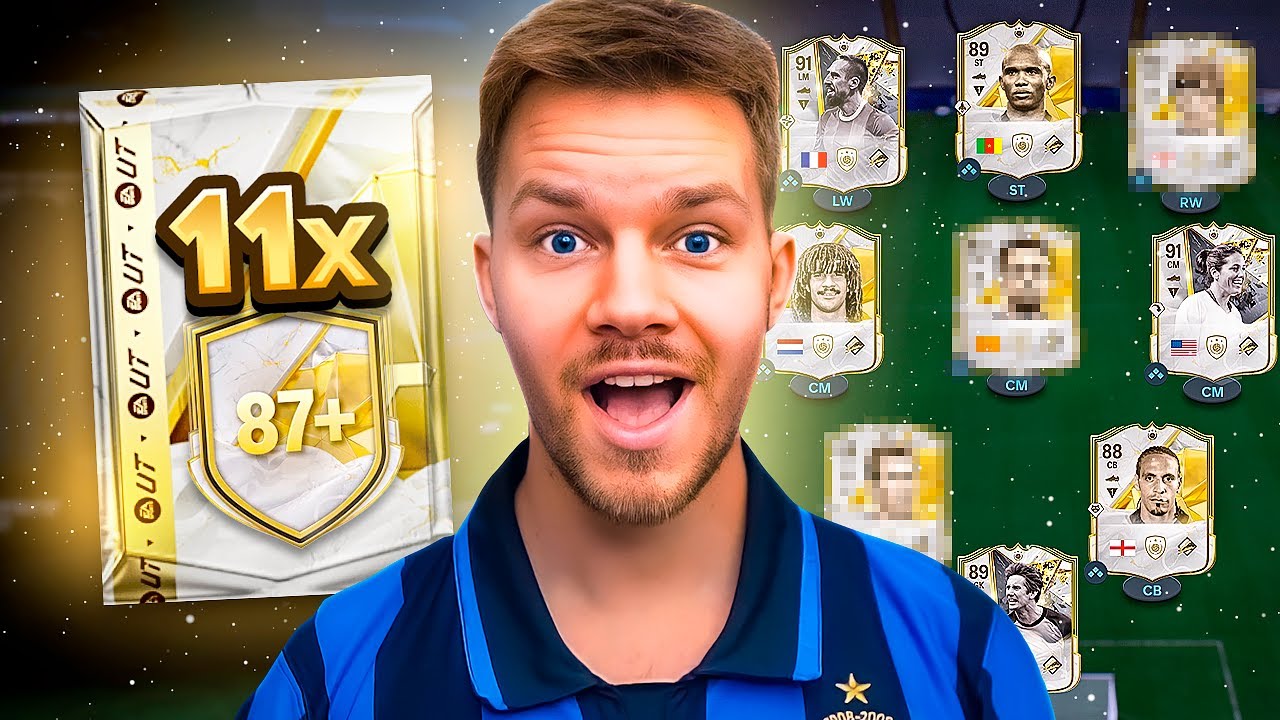11 87+ Icon Packs bestemmer mit FC25 hold! - YouTube