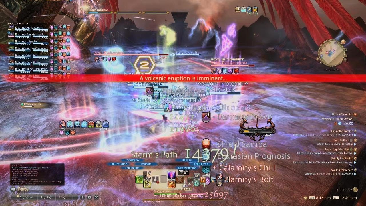 FFXIV Dawntrail - Valigarmanda Ex War POV - YouTube