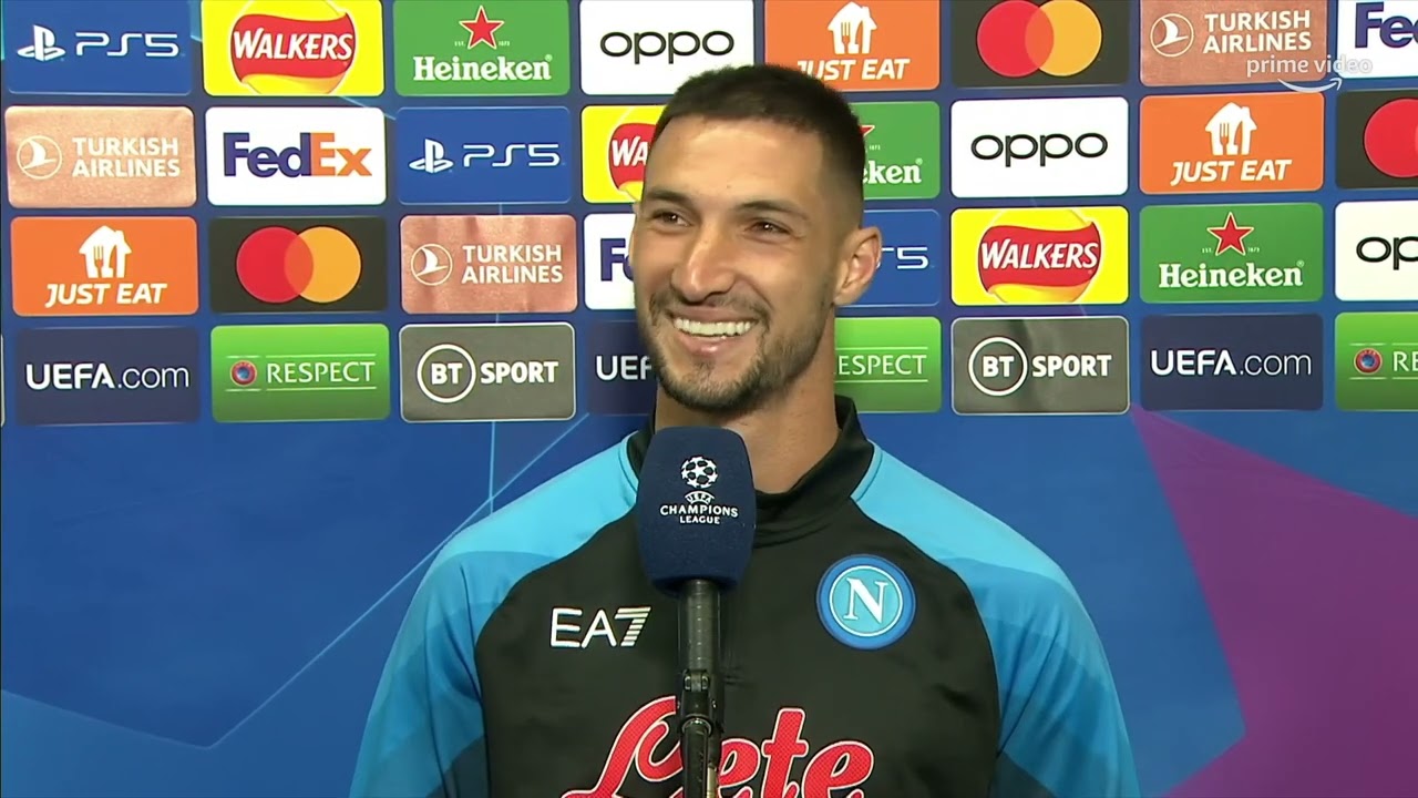 UEFA Champions League | Rangers-Napoli 0-3 | Intervista a Matteo ...