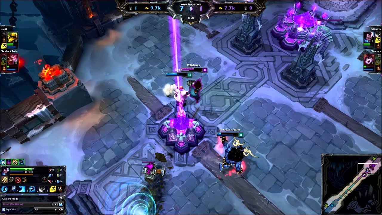 League Of Legends - Alistar Alley-Oop for Blitzcrank - YouTube