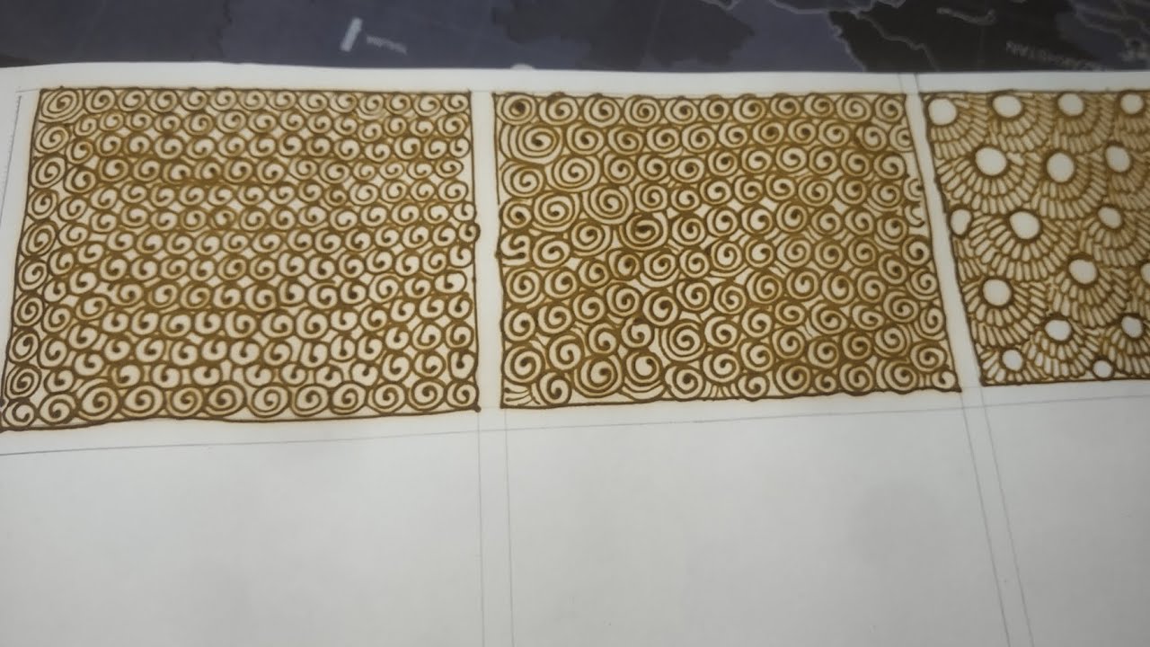 Kaveri Mehndi Class 8-part1/ Filler elements mehndi designs||Basic to ...