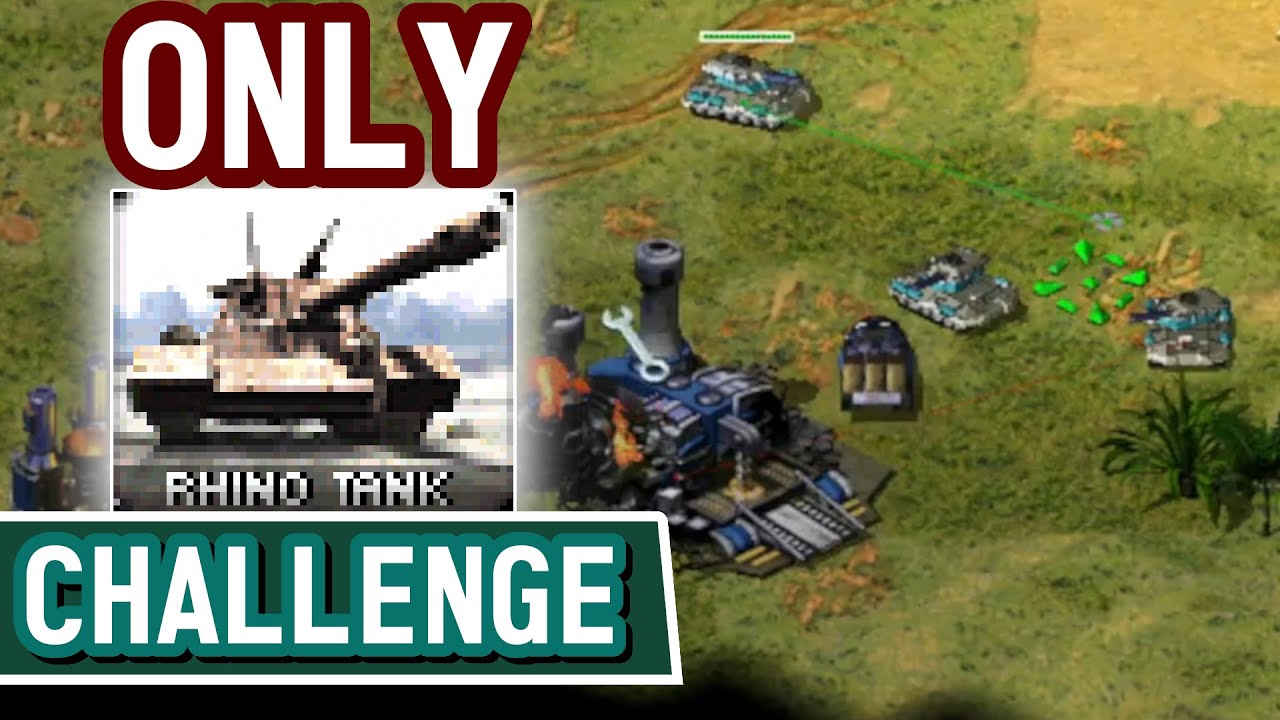 Rhino Tanks: One Unit Challenge - Red Alert 2 - Challenge Video - YouTube