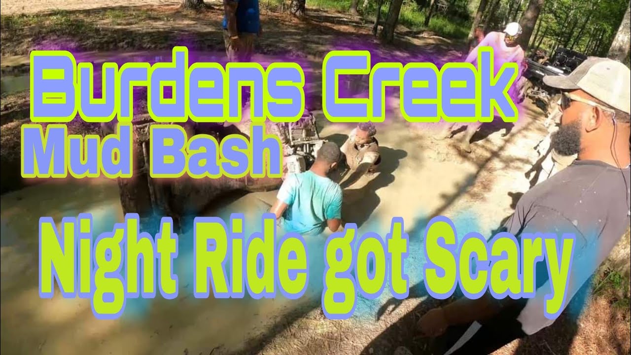 Burdens Creek Night Ride at MUD BASH, Almost sunk Two Polaris. - YouTube