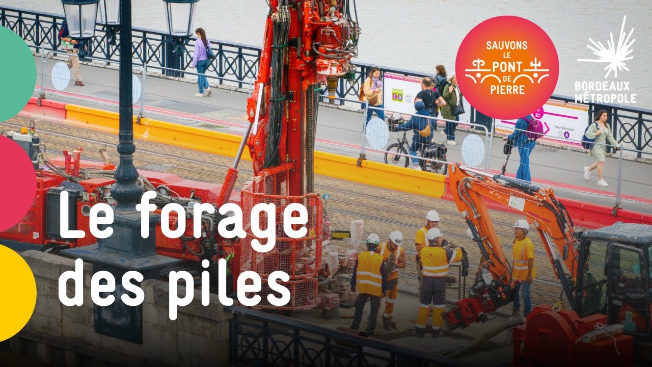 Sauvons le pont de pierre - Le forage, une technique de pointe. - YouTube