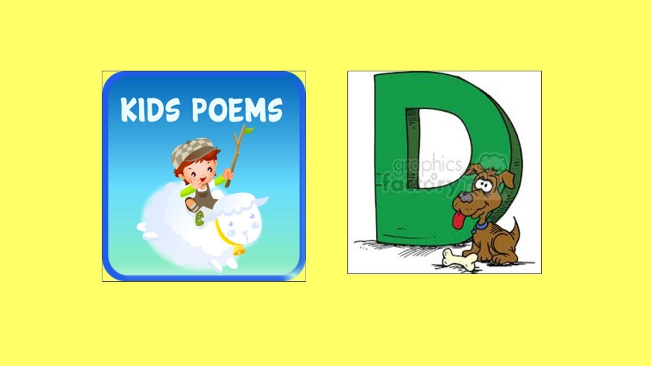 Letter "D", Poems and opposite nursery - YouTube