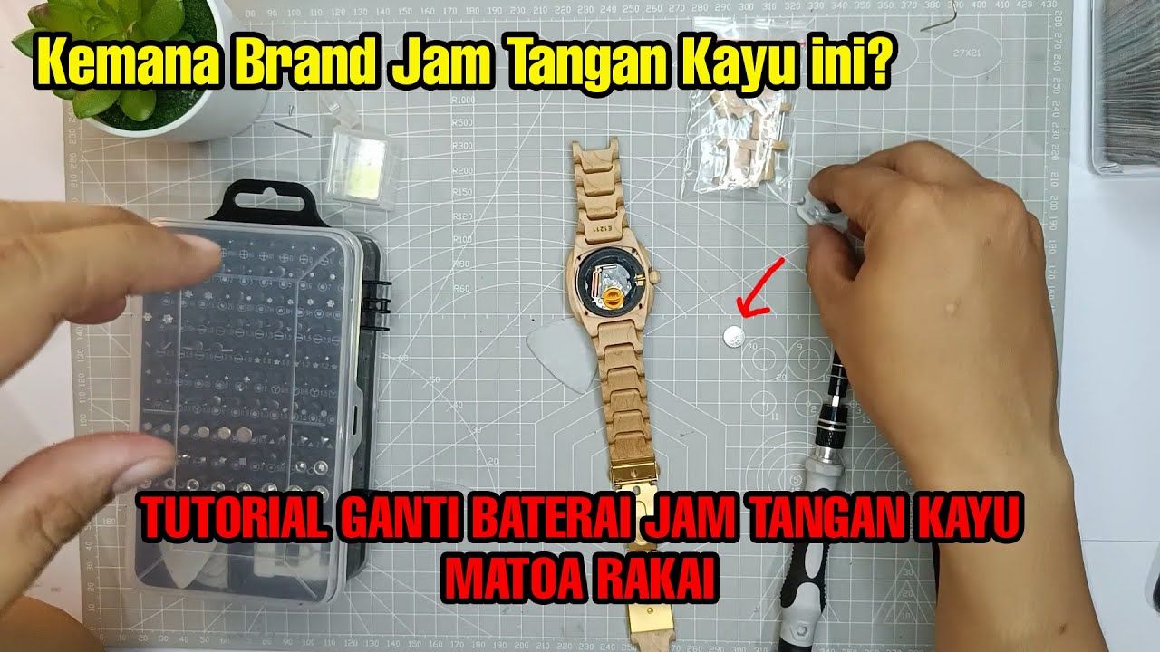 Apa Kabar Brand Jam Tangan Kayu ini? Tutorial Ganti Baterai Jam Tangan ...