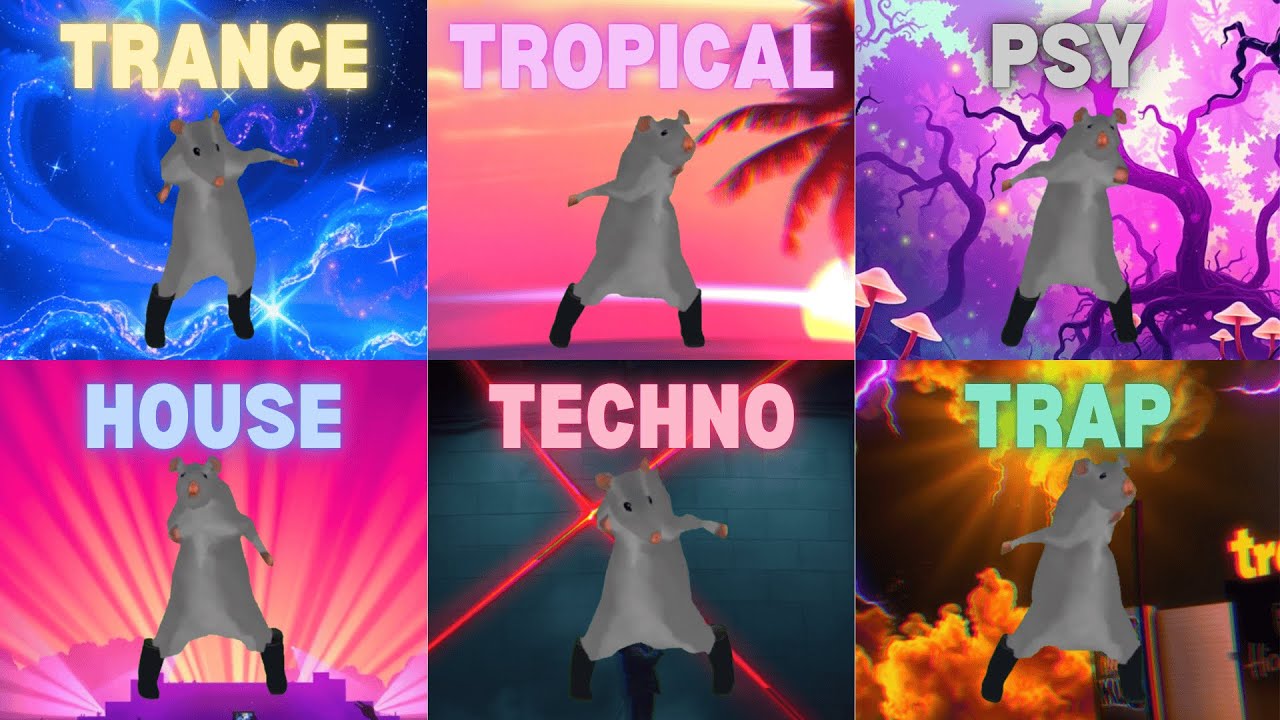 Chess Type Beat Rat Dance in 6 DJ Styles | RAVE PARTY EDM 2025 ...