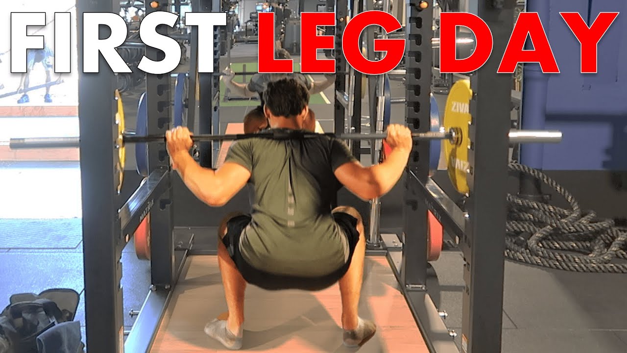 My First Leg Day Workout In 8 Months! - YouTube