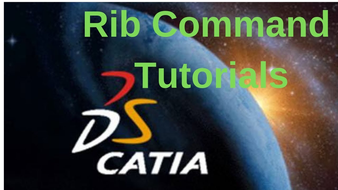 catia V5 //Rib Command Tutorials - YouTube
