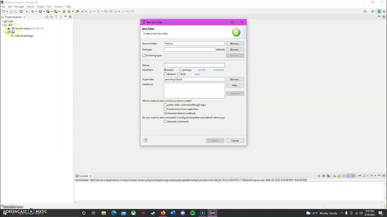 Java Eclipse IDE Instructions Video: Tech Report Writing - YouTube