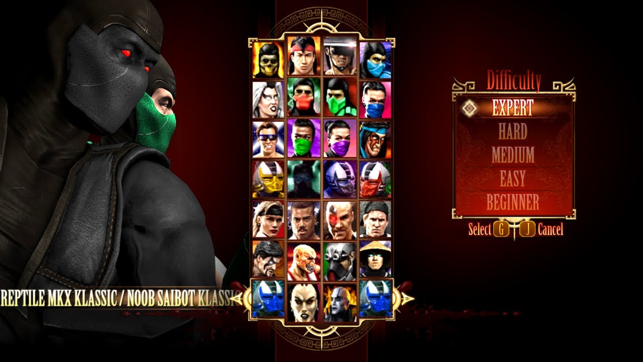 Mortal Kombat 9 - KLASSIC REPTILE MKX & KLASSIC NOOB SAIBOT MOD - NEW Expert Tag Ladder Gameplay ...