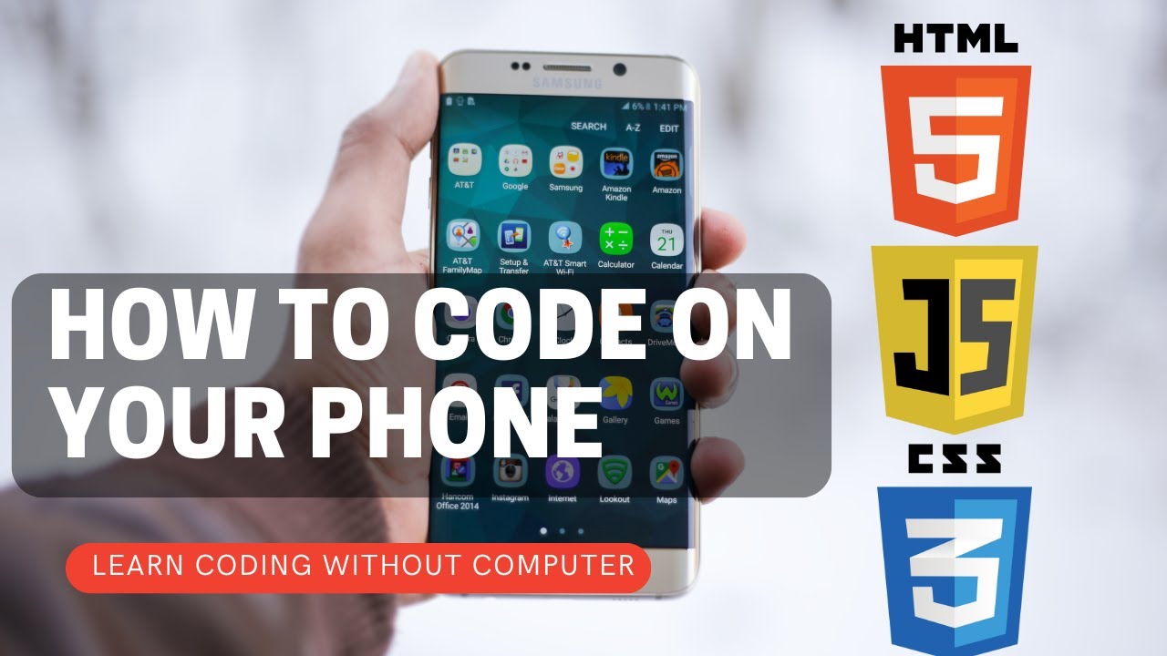 How to Code on your Phone without Computer | Coding Made Easy - YouTube