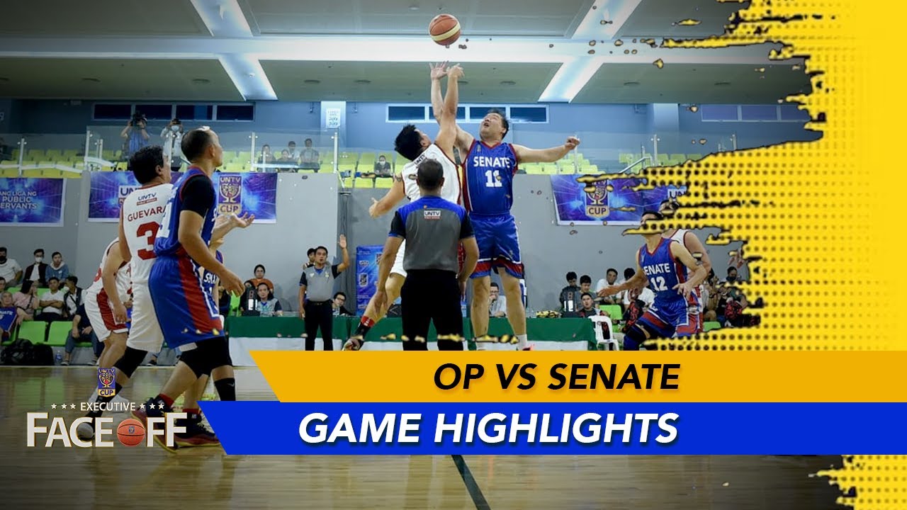 Game Highlights: OP Executives vs Senate Sentinels | UNTV Cup Executive ...