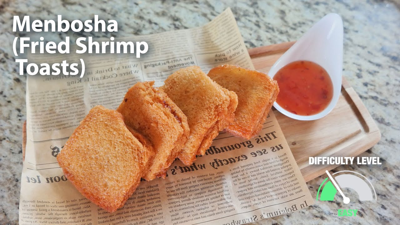 Menbosha (Fried Shrimp Toast with Cod Roe) 麵包蝦 - YouTube