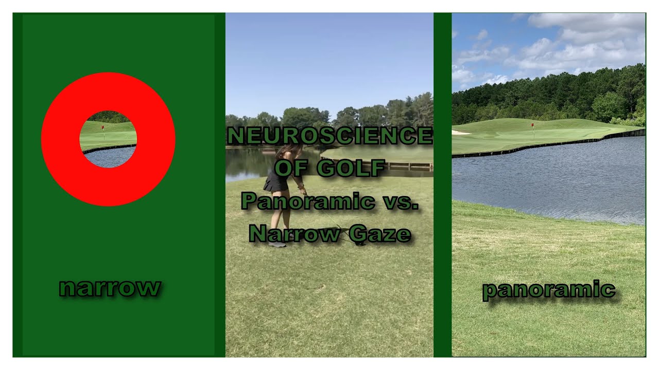 Neuroscience of Golf: Panoramic vs. Narrow Gaze - YouTube