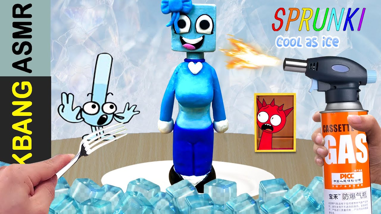 Eating Incredibox SPRUNKI Cool As Ice in Real Life Mukbang Clay ASMR ...
