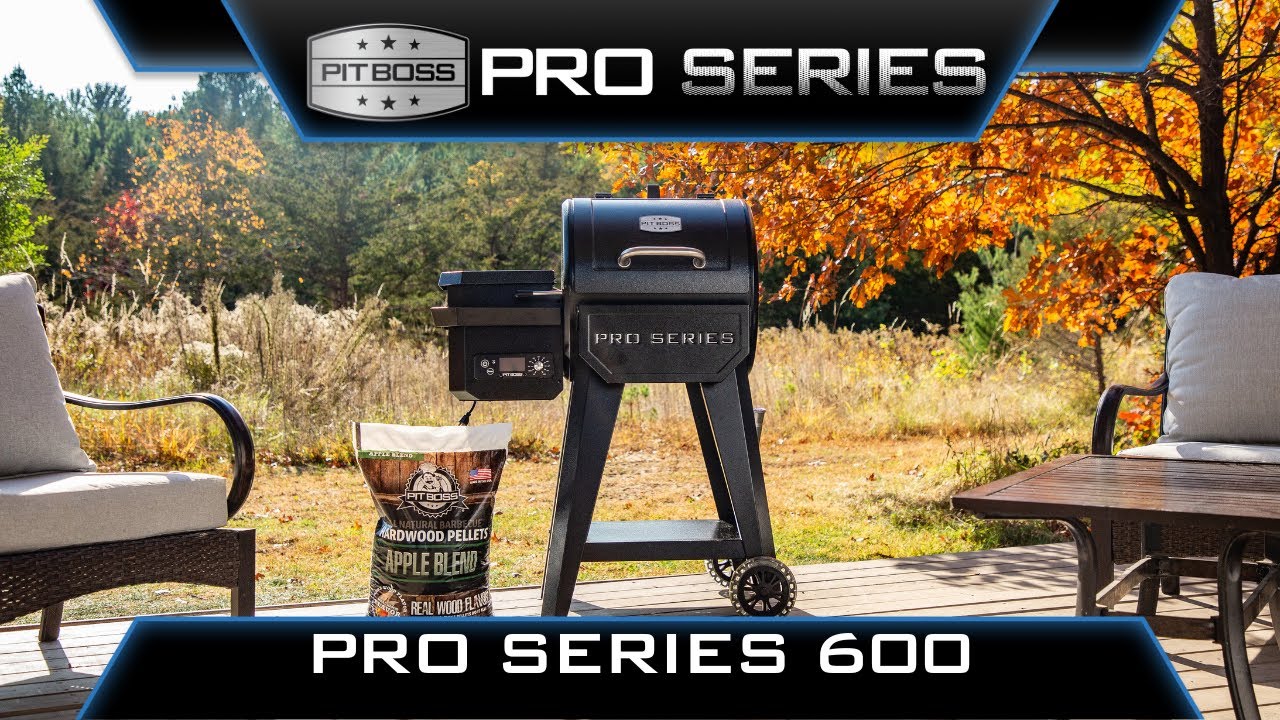 The Pro Series 600 Wood Pellet Grill | Pit Boss Grills - YouTube