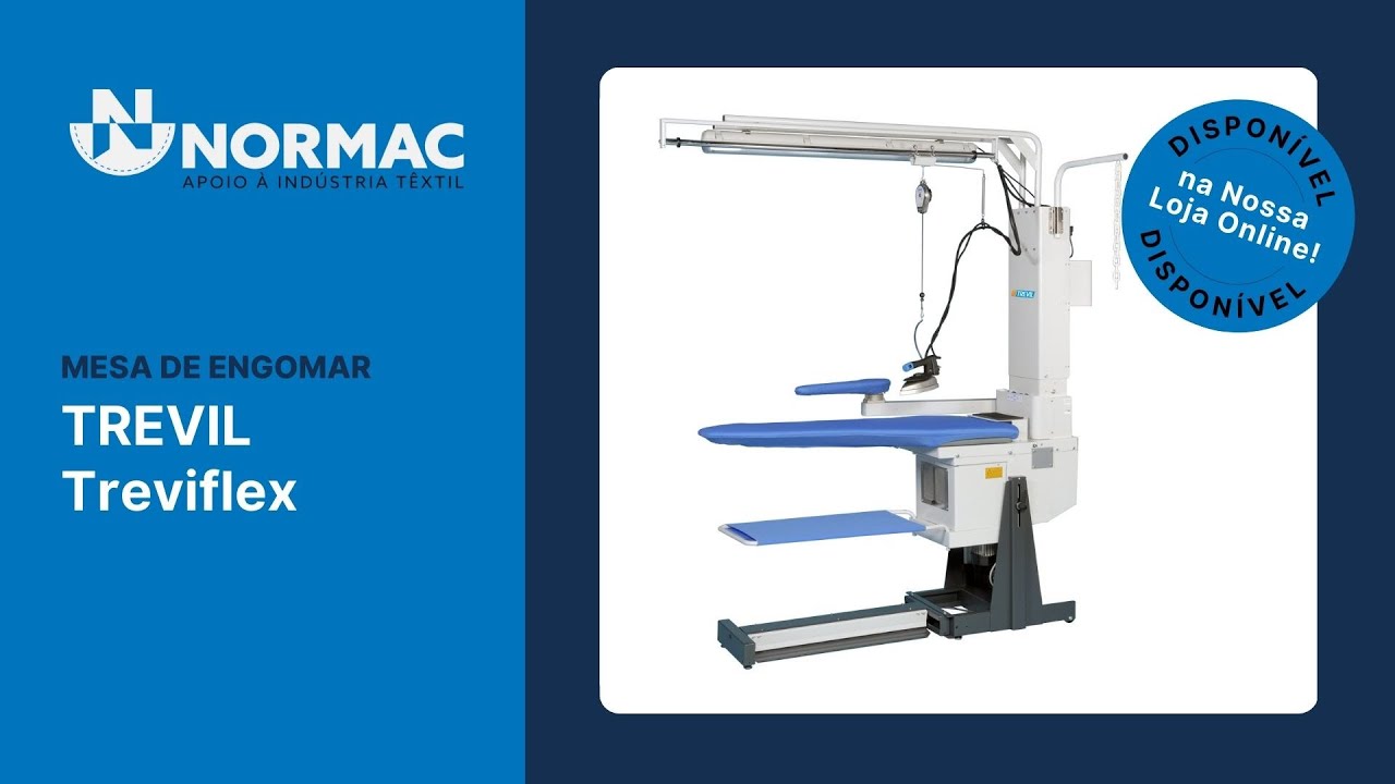 MESA DE ENGOMAR - TREVIL TREVIFLEX | NORMAC - YouTube