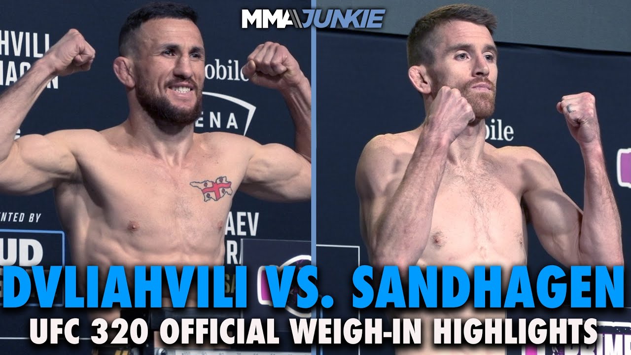 Merab Dvalishvili makes title weight for third time in 2025, Cory ...