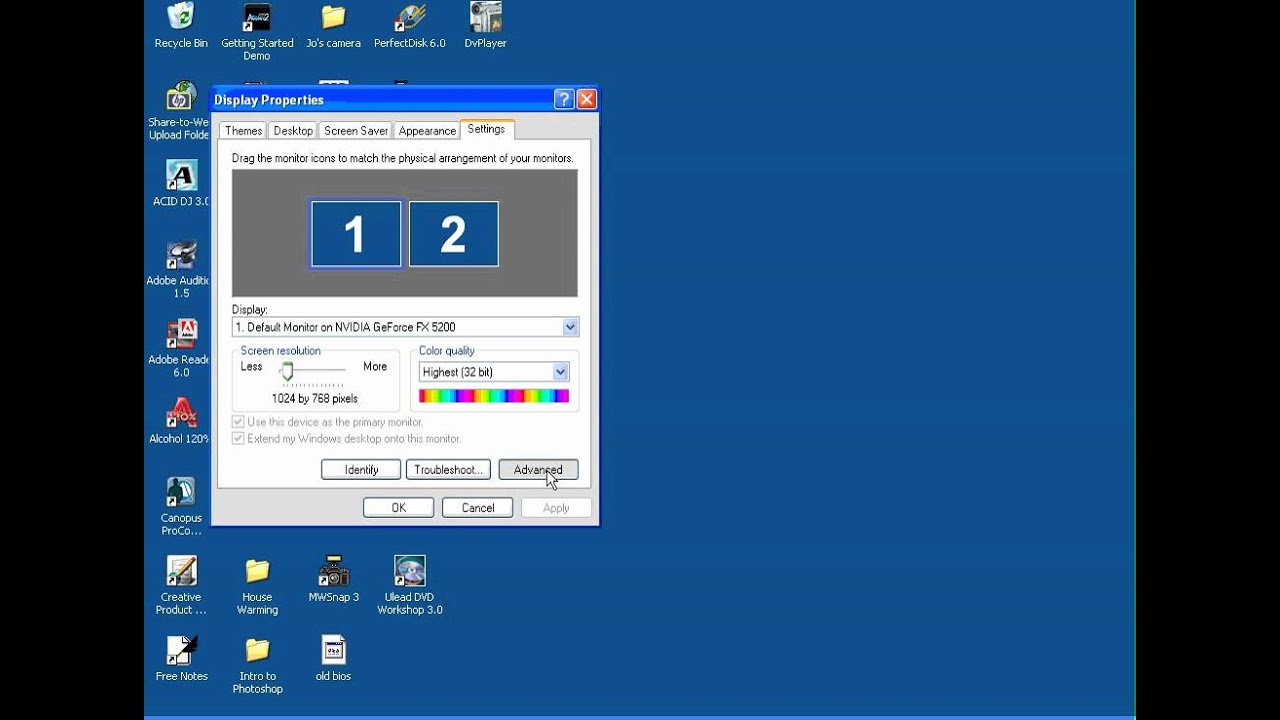 How to turn off video Acceleration windows xp.wmv - YouTube