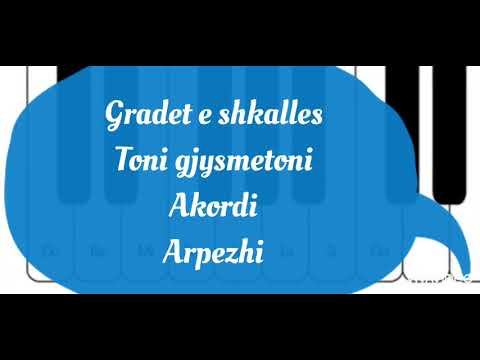 🎼Gradet, toni, gjysmetoni, akordi,arpezhi - YouTube