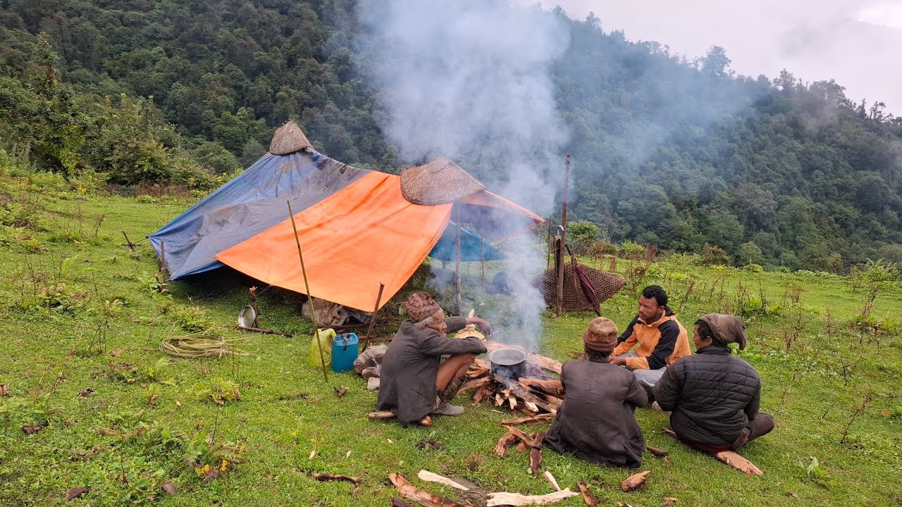 This is Rural Village Life During the Heavy Rainy Days | Most Peaceful ...