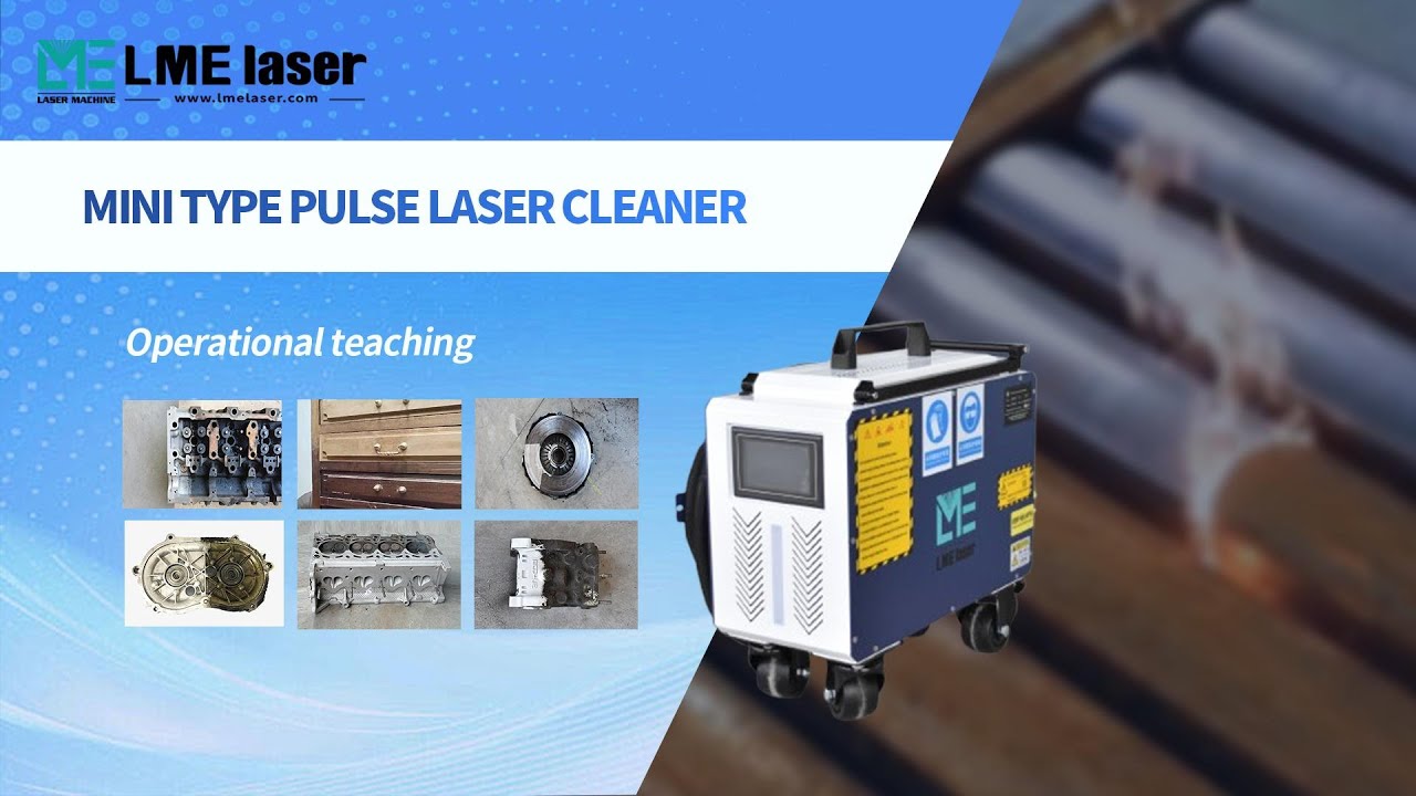 How to use the mini type pulse laser cleaner with the new system.# ...