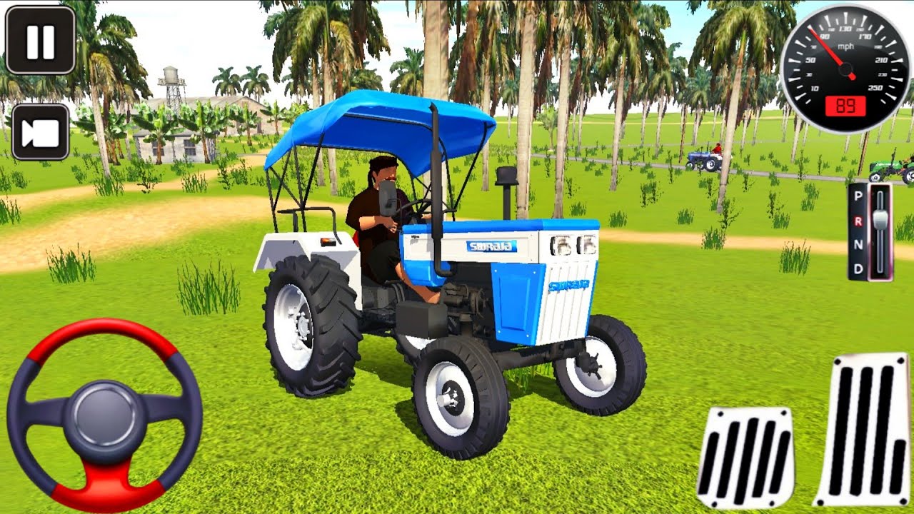Tractor Games 2025 - Modified Swaraaj 4x4 Tractor Offroad Driving Video ...