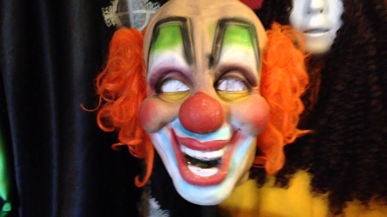 Vintage WG Clown Mask - YouTube
