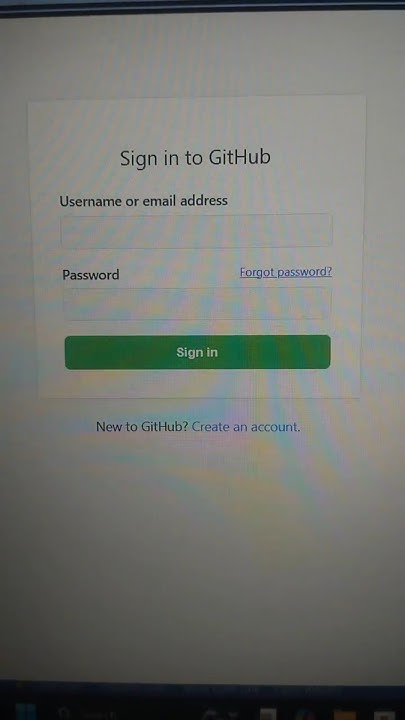 How to Create a GitHub Login Page Using HTML and CSS | Step-by-Step ...