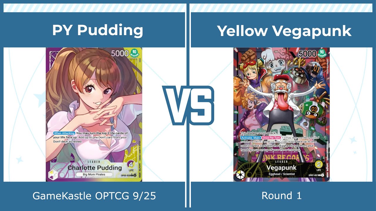 (OP08) PY Pudding vs Vegapunk! OPTCG POV - YouTube
