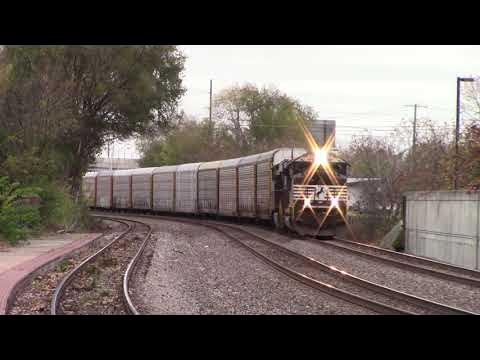 11/12/24 Lafayette, IN; NS 1209 leads an autorack - YouTube