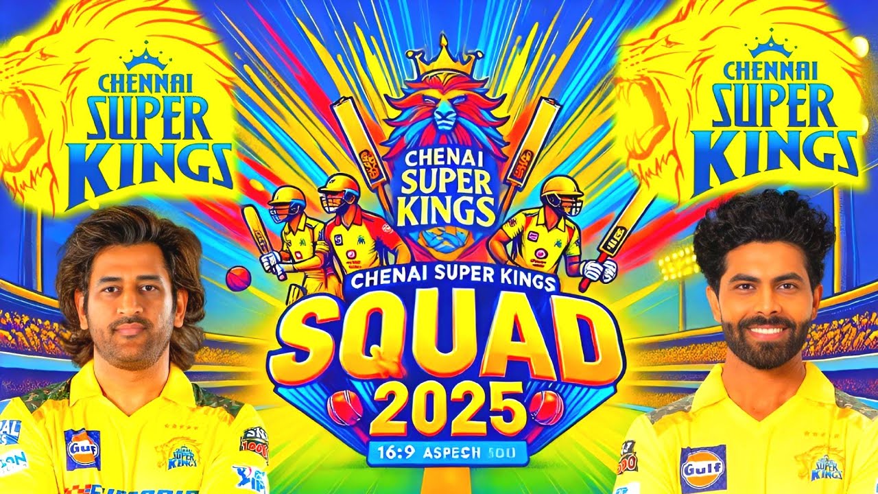 CSK Full Squad 2025 || CSK Squad 2025 || CSK Team list || #ipl2025 ...