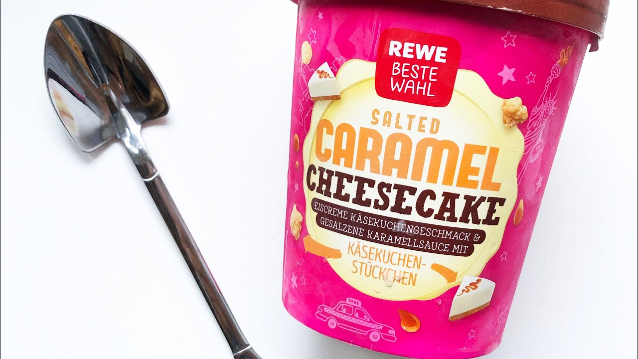 NEU! Rewe Beste Wahl SALTED CARAMEL CHEESECAKE: Test - YouTube