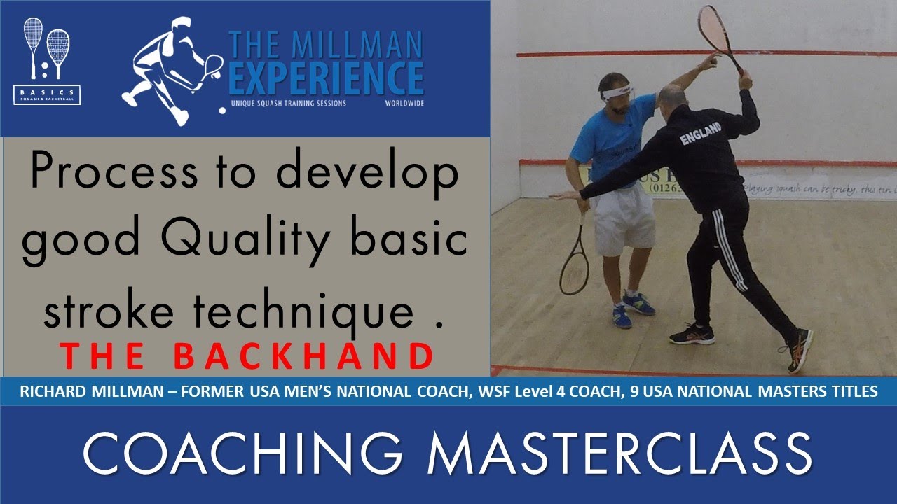The Basic backhand technique - YouTube