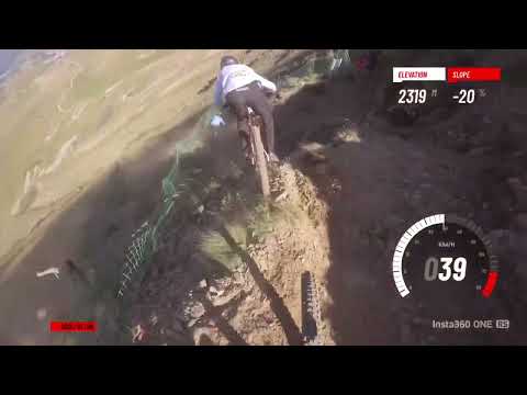 😱Megavalanche 2025😱 Big Crash on the Glacier (With comment)