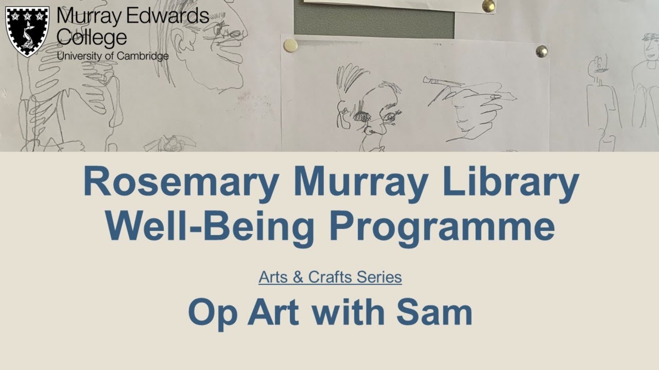 Op Art with Sam 💫 Rosemary Murray Library Well-Being Programme | Arts ...