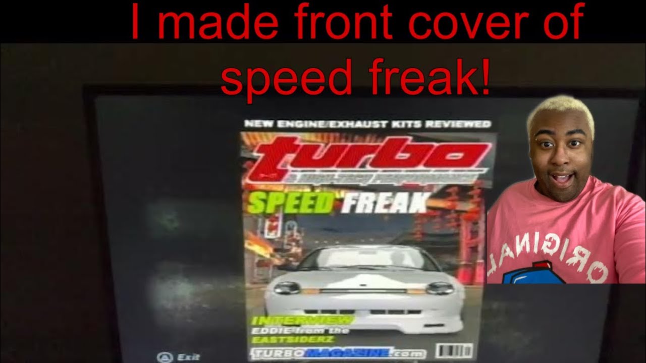 I made front cover of speed freak || need for speed underground || ps2 ...