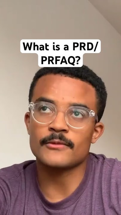 What is a product requirement document (PRD) aka PRFAQ? - YouTube