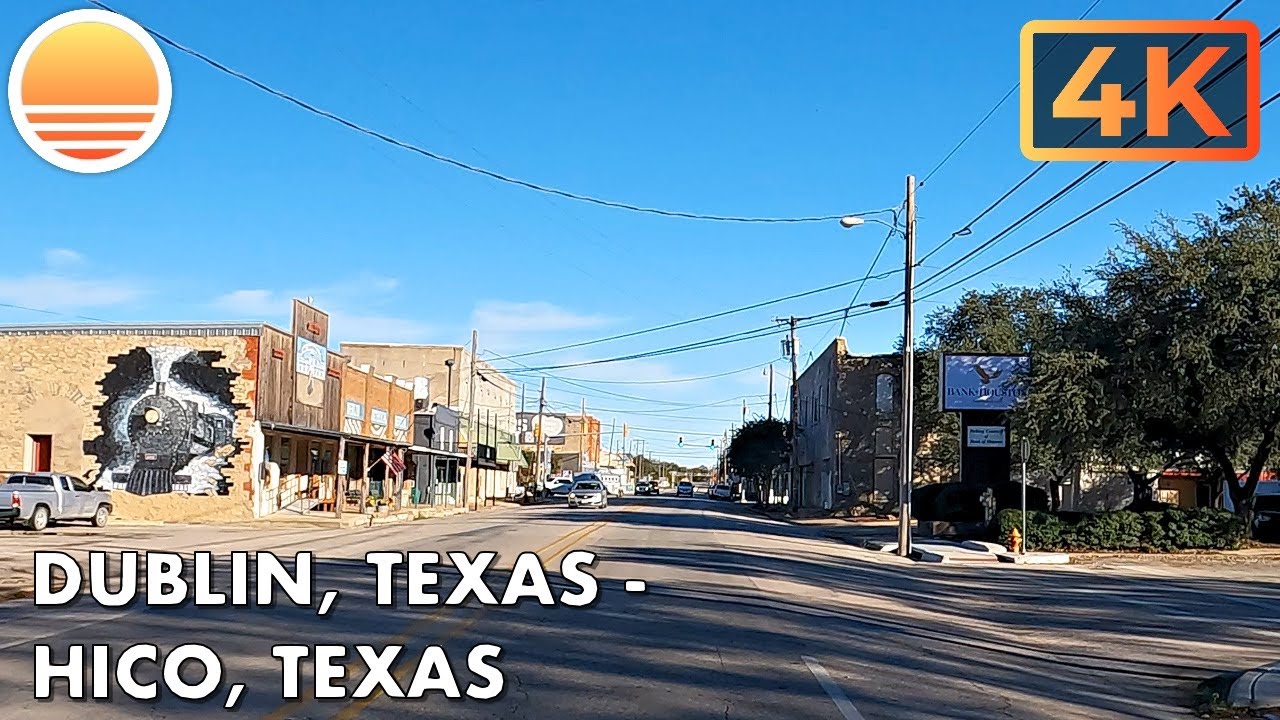 Dublin, Texas to Hico, Texas! Drive with me! - YouTube