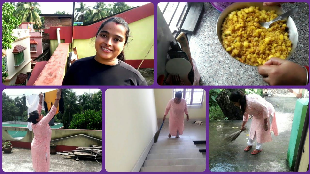 Indian Housewife Early Morning Routine Indian House Cleaning Routine