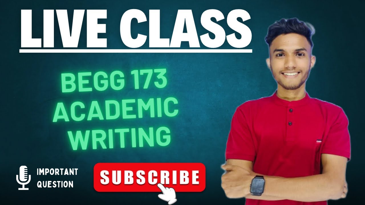 BEGG 173 PART 2 | Academic writing | important questions | IGNOU WALAY ...