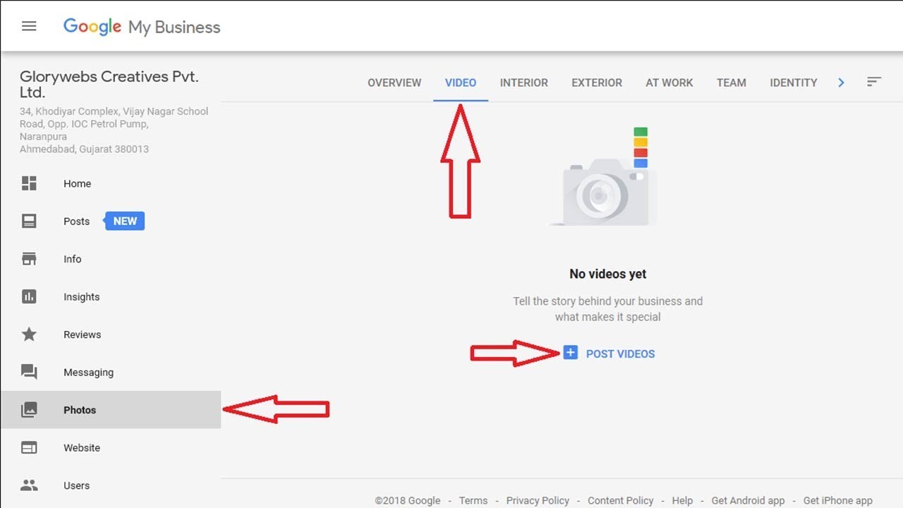 How to add photos on your Google Business Listing - YouTube