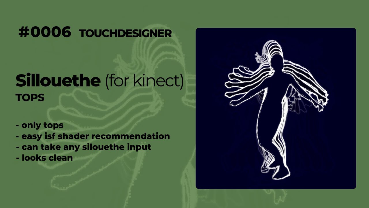 #0006 Sillouethe - Touchdesigner TOPS - YouTube
