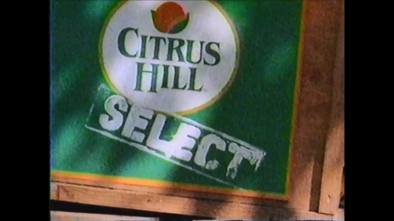 Citrus Hill Select ad shown in 1988 - YouTube