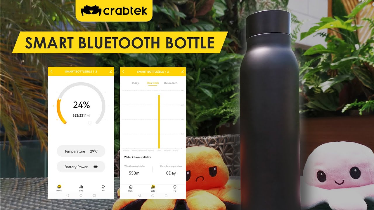 NEW PRODUCT! Smart Wireless Bluetooth Bottle! - YouTube